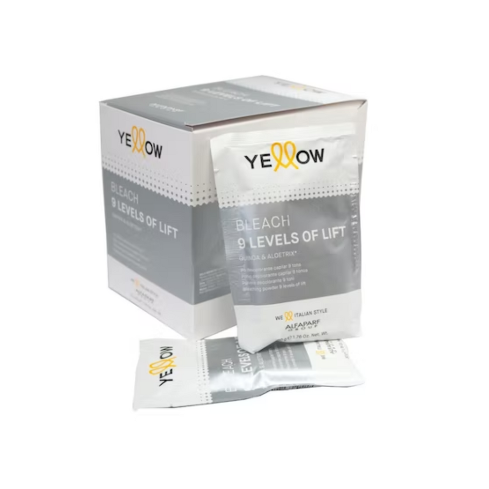 Sachet Polvo Decolorante | 9 Tonos 50gr - Yellow | Acuarela ...